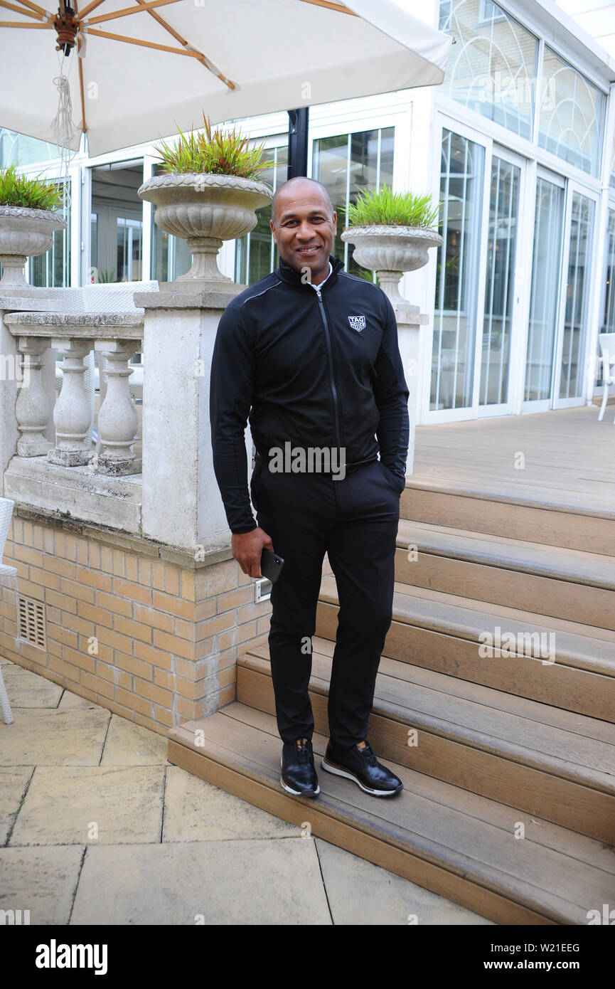 Les Ferdinand seen at Sopwell House St Albans, for an interview about ...