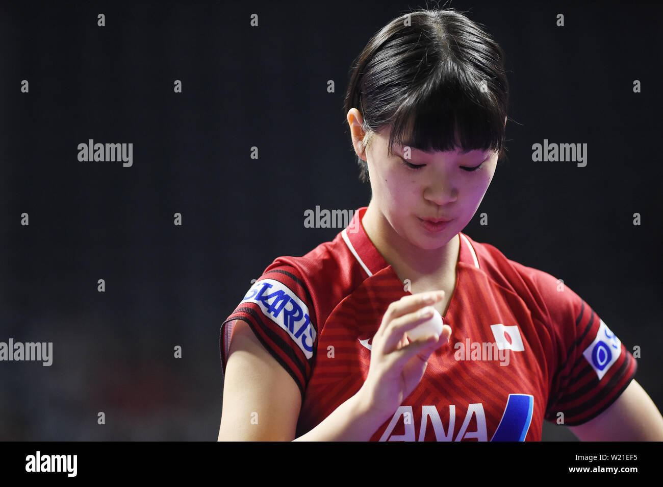 Busan, South Korea. 5th July, 2019. Miyu Nagasaki (JPN) Table Tennis : The 2019 ITTF World Tour ...