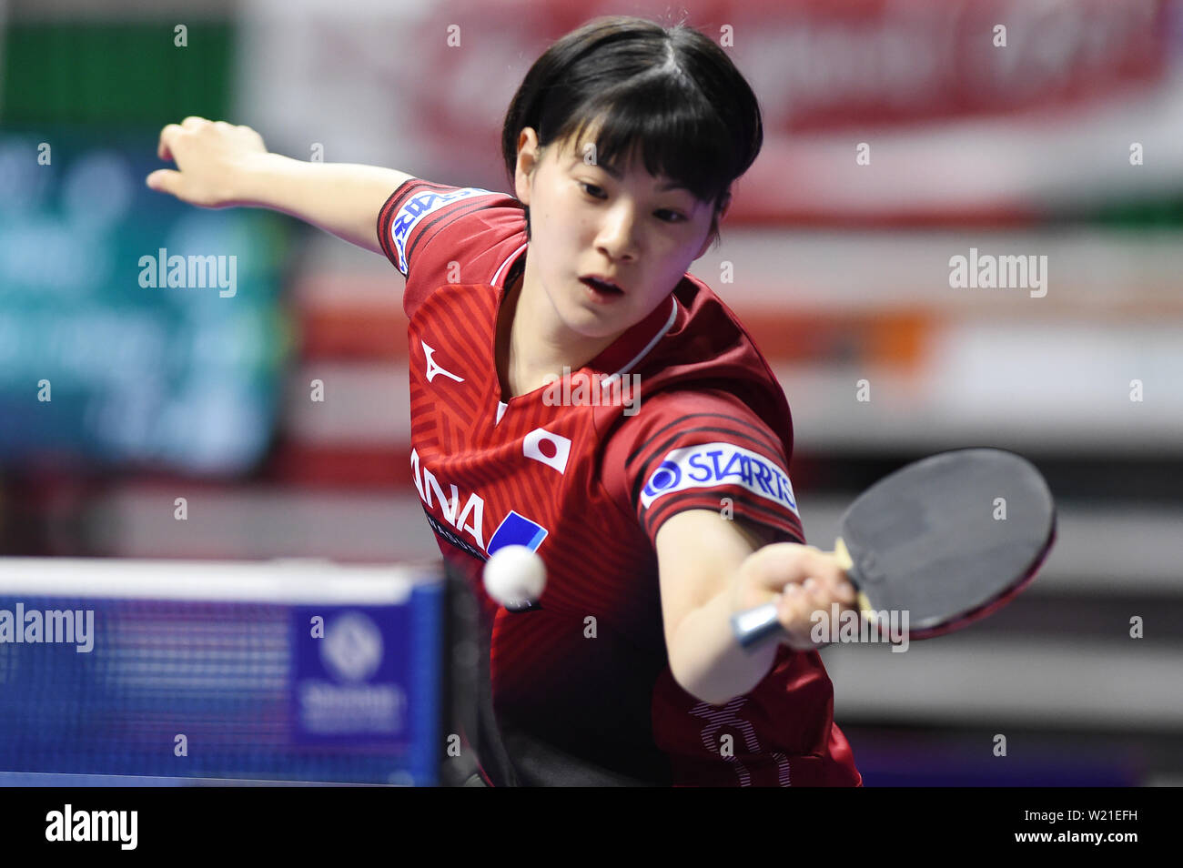 Busan, South Korea. 5th July, 2019. Miyu Nagasaki (JPN) Table Tennis : The 2019 ITTF World Tour ...