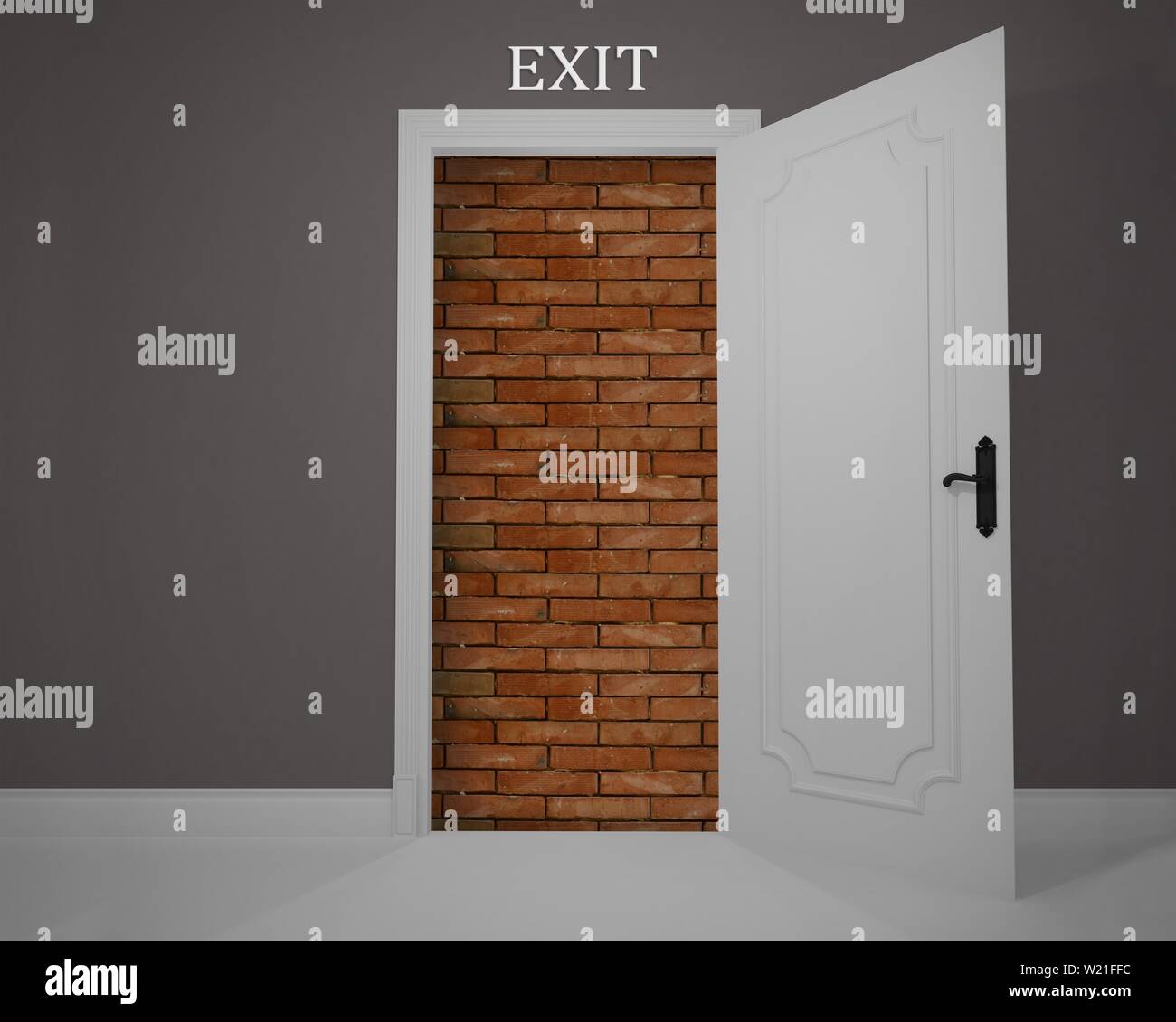 Obstructed entry hi-res stock photography and images - Alamy