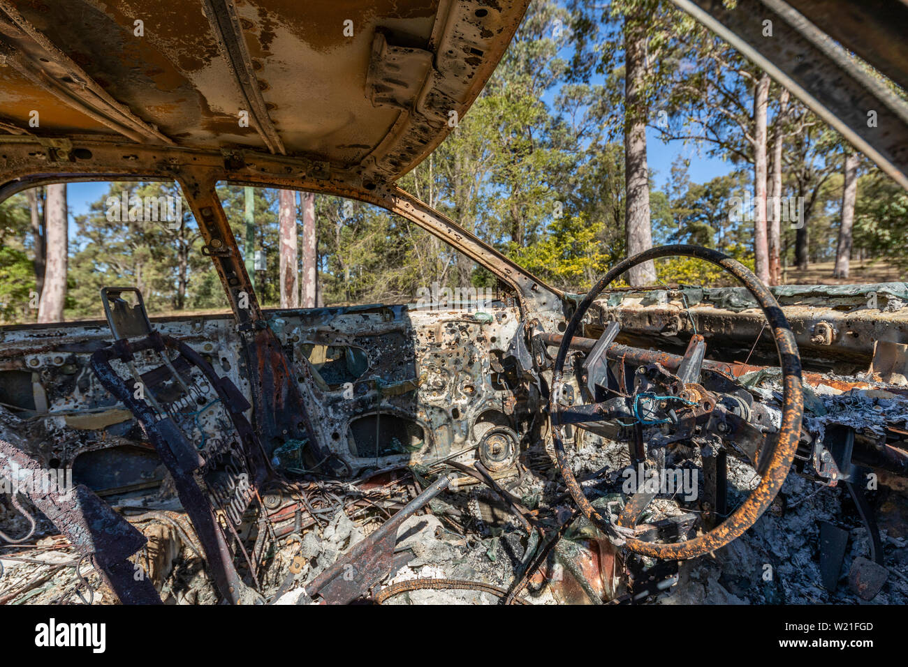 Interior abandoned car scrap hi-res stock photography and images - Alamy