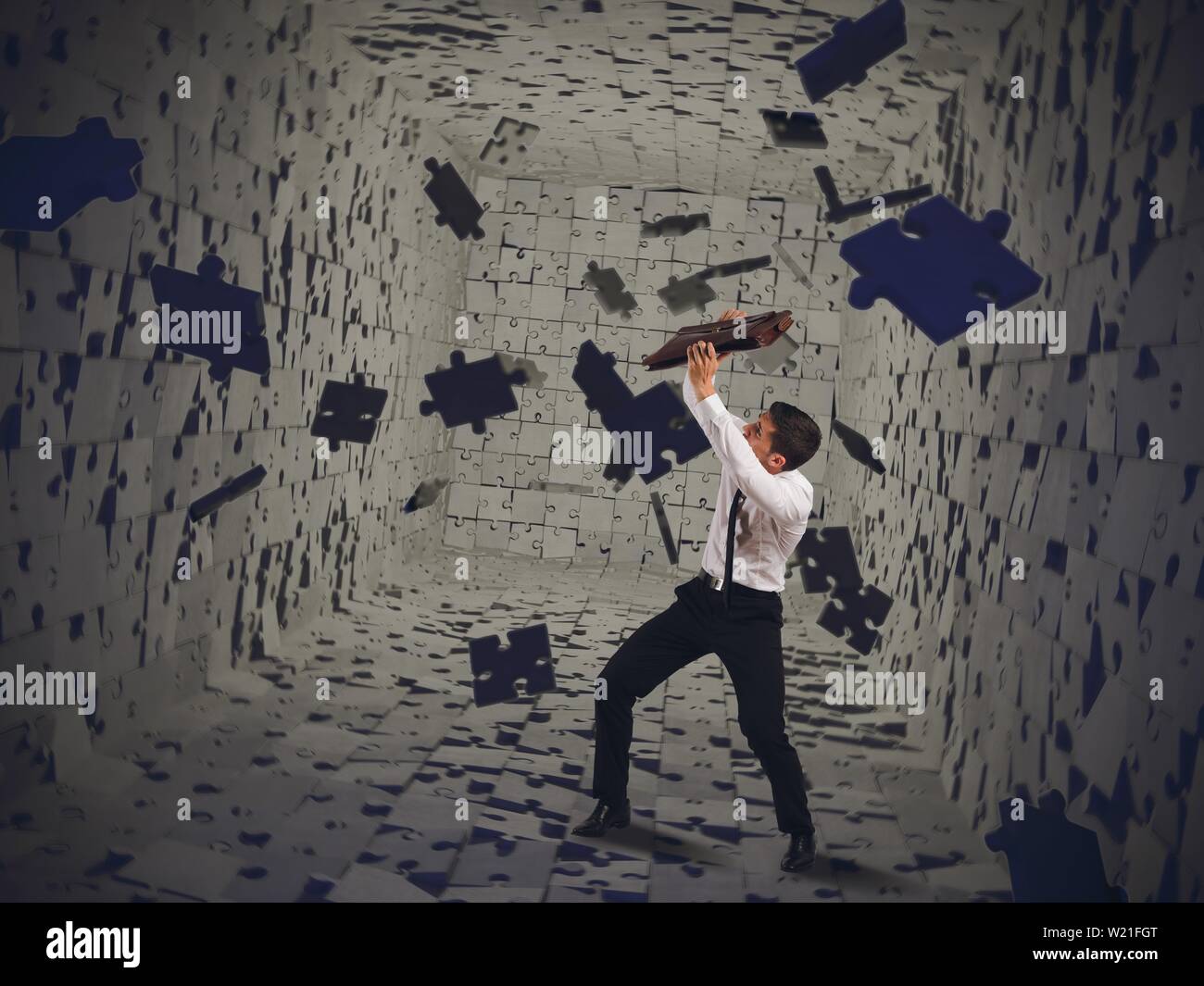 Downfall collapse hi-res stock photography and images - Alamy