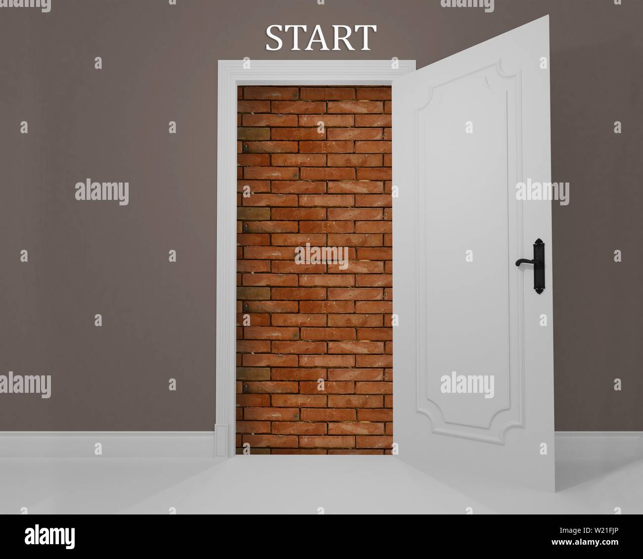 Obstructed door hi-res stock photography and images - Alamy