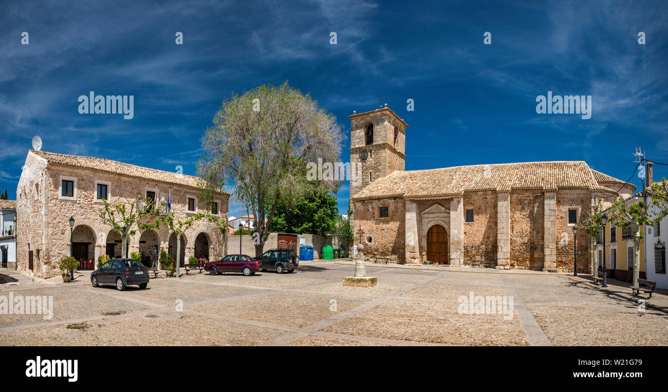 Iglesia de la Sey, Ayuntamiento de Valeria (Town Hall) at Plaza ...
