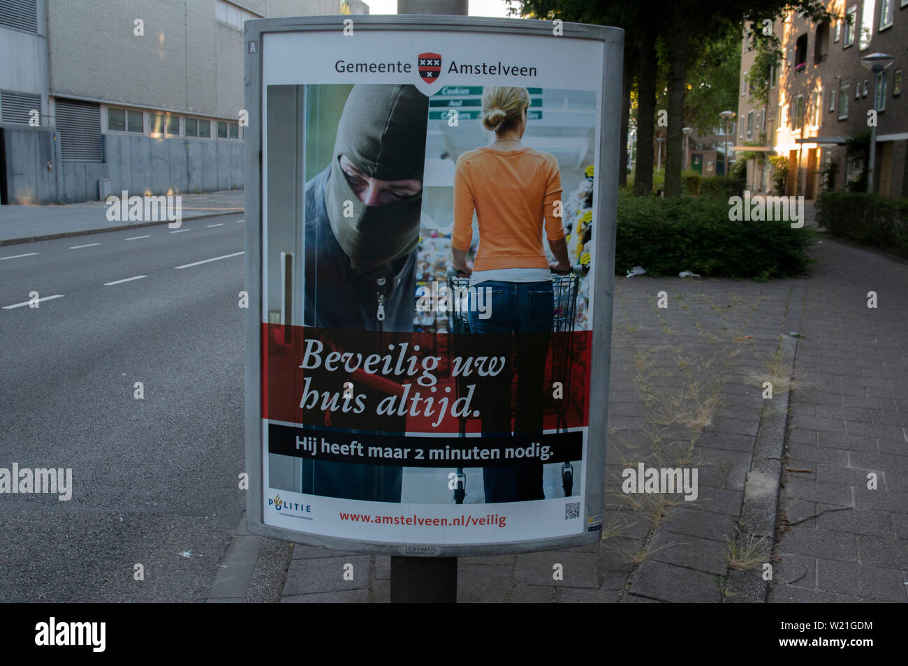 Billboard Police At Amstelveen The Netherlands 2019 Stock Photo - Alamy