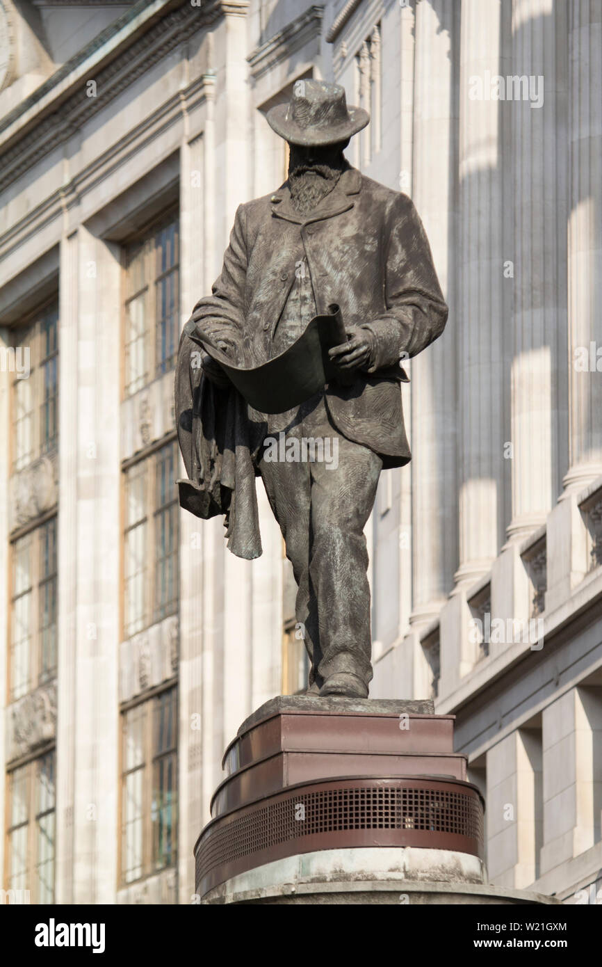 Statue of James Henry Greathead, designed by James Butler, outside the ...