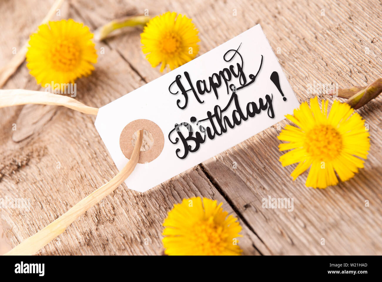 White Label With English Calligraphy Muttertag Means Happy Mothers Day ...