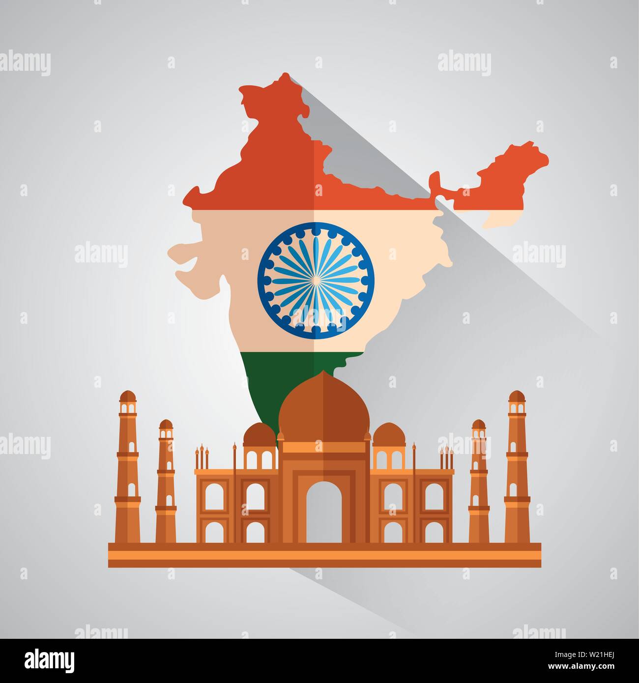 happy independence day india flat design Stock Vector Image & Art - Alamy