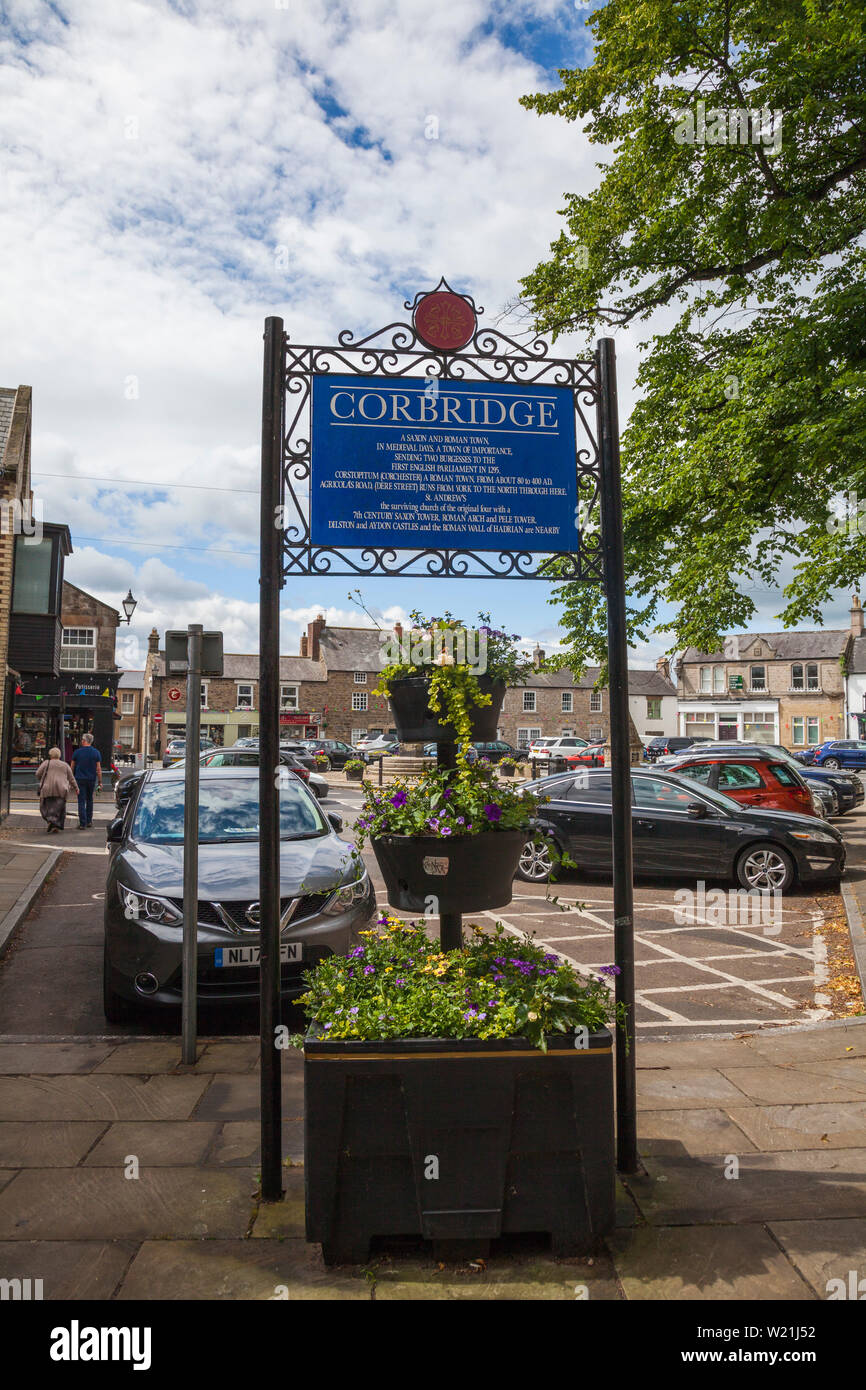 Market Place in Corbridge,England,UK Stock Photo - Alamy