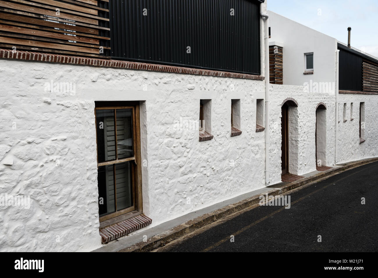 A house in the fishing village of Kalk Bay on South Africa's False Bay ...