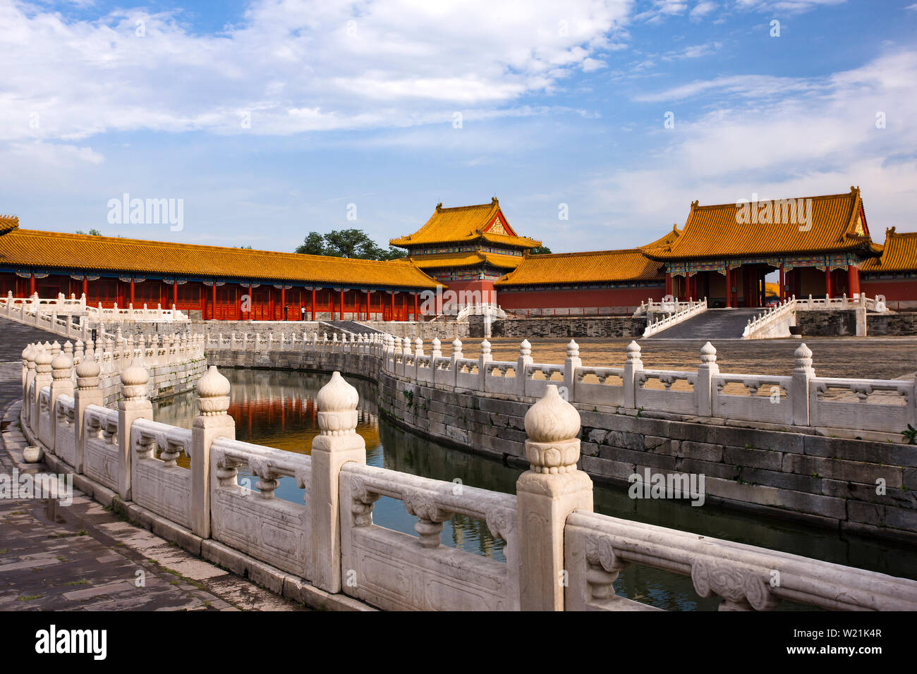 River of the golden waters, forbidden city, Beijing China Stock Photo ...