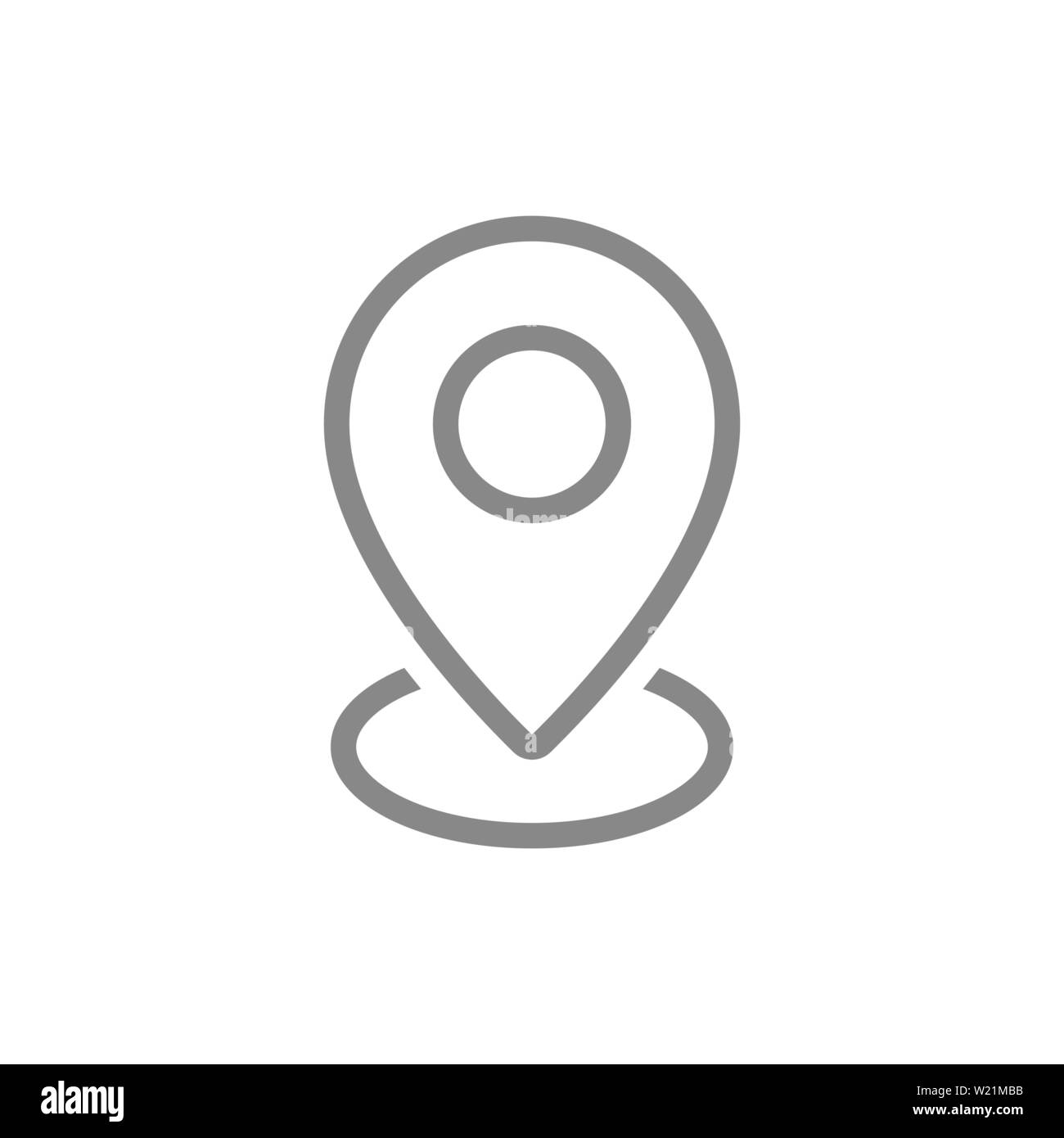 Map Pointer Line Icon Round Location Mark Symbol And Sign Stock Vector map-pointer-line-icon-round-location-mark-symbol-and-sign-stock-vector