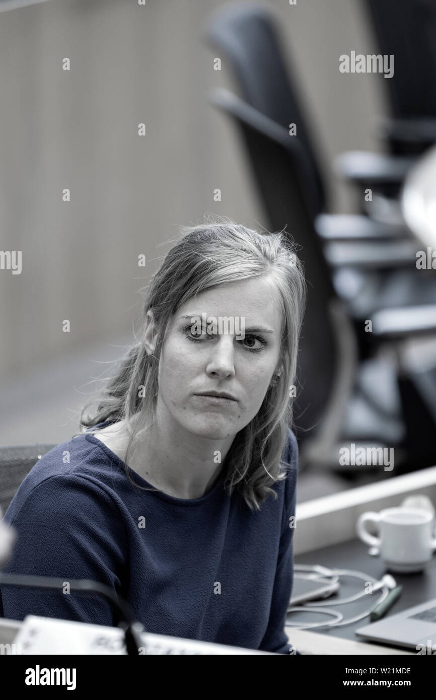 Councilor Dorrit De Jong At The Raadszaal City Hall Amsterdam The Netherlands 2019 Open For The ...