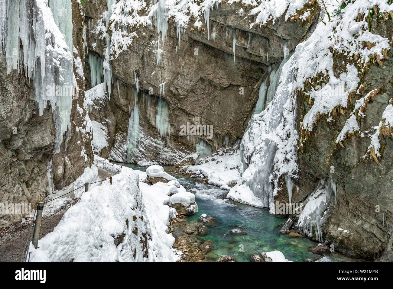 The path is not strewn in winter hi-res stock photography and images ...
