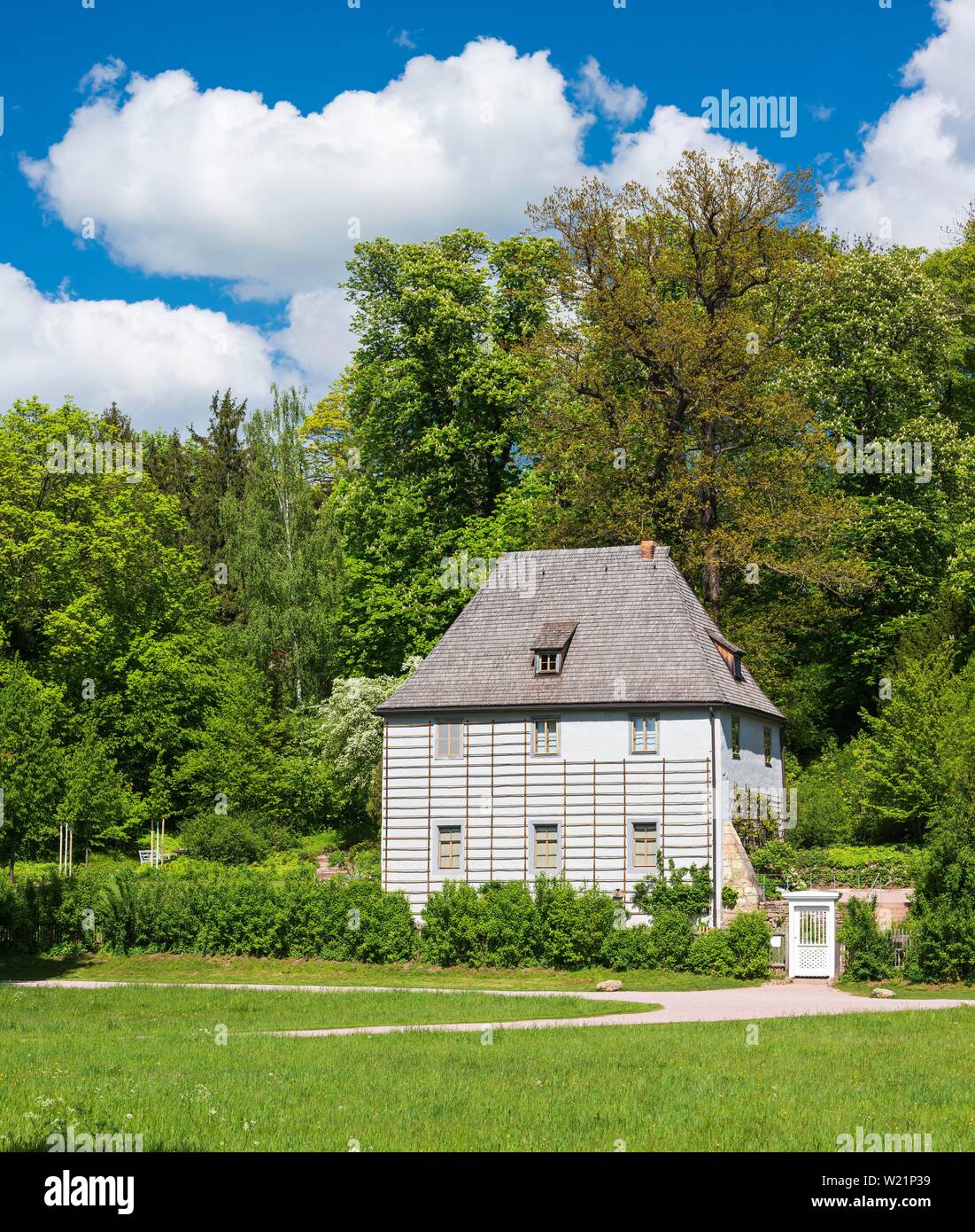 Goethe's garden house in the Park an der Ilm, UNESCO World Cultural ...