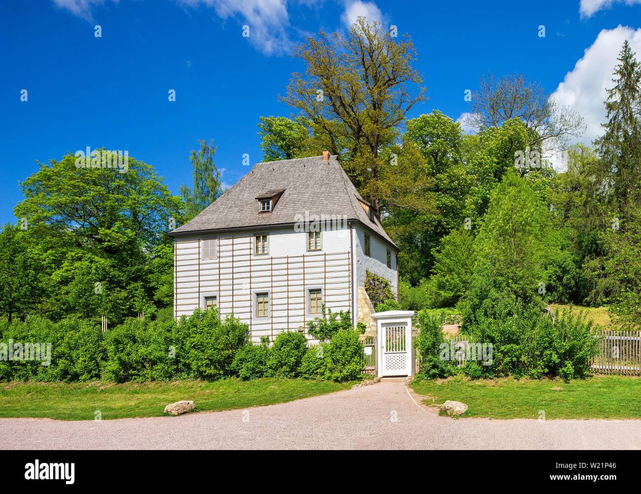 Goethe's garden house in the Park an der Ilm, UNESCO World Cultural ...
