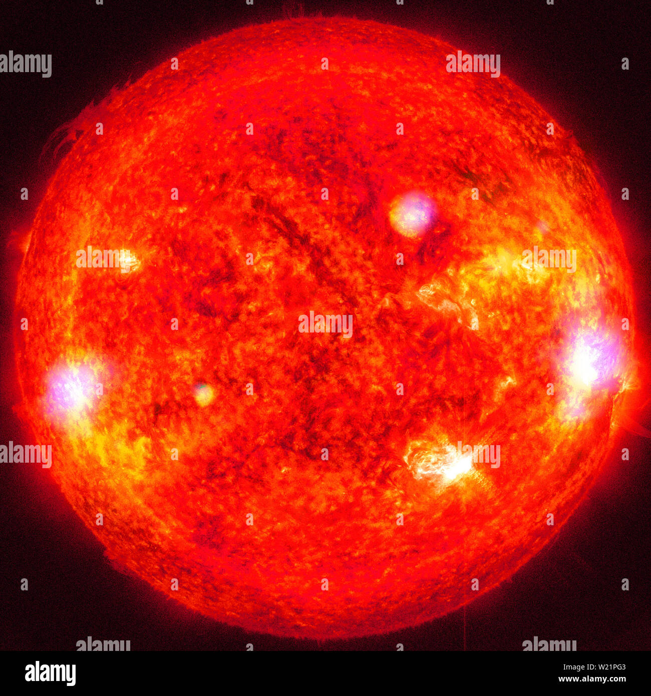 Extremely hot star. Liquid plasma. Cosmic art. Elements of this image ...