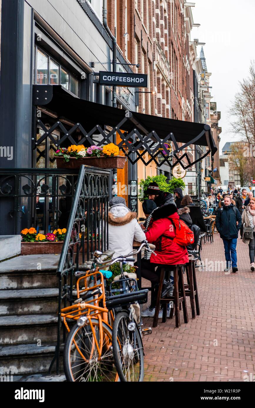 Coffeeshop, Amsterdam, North Holland, Netherlands Stock Photo - Alamy