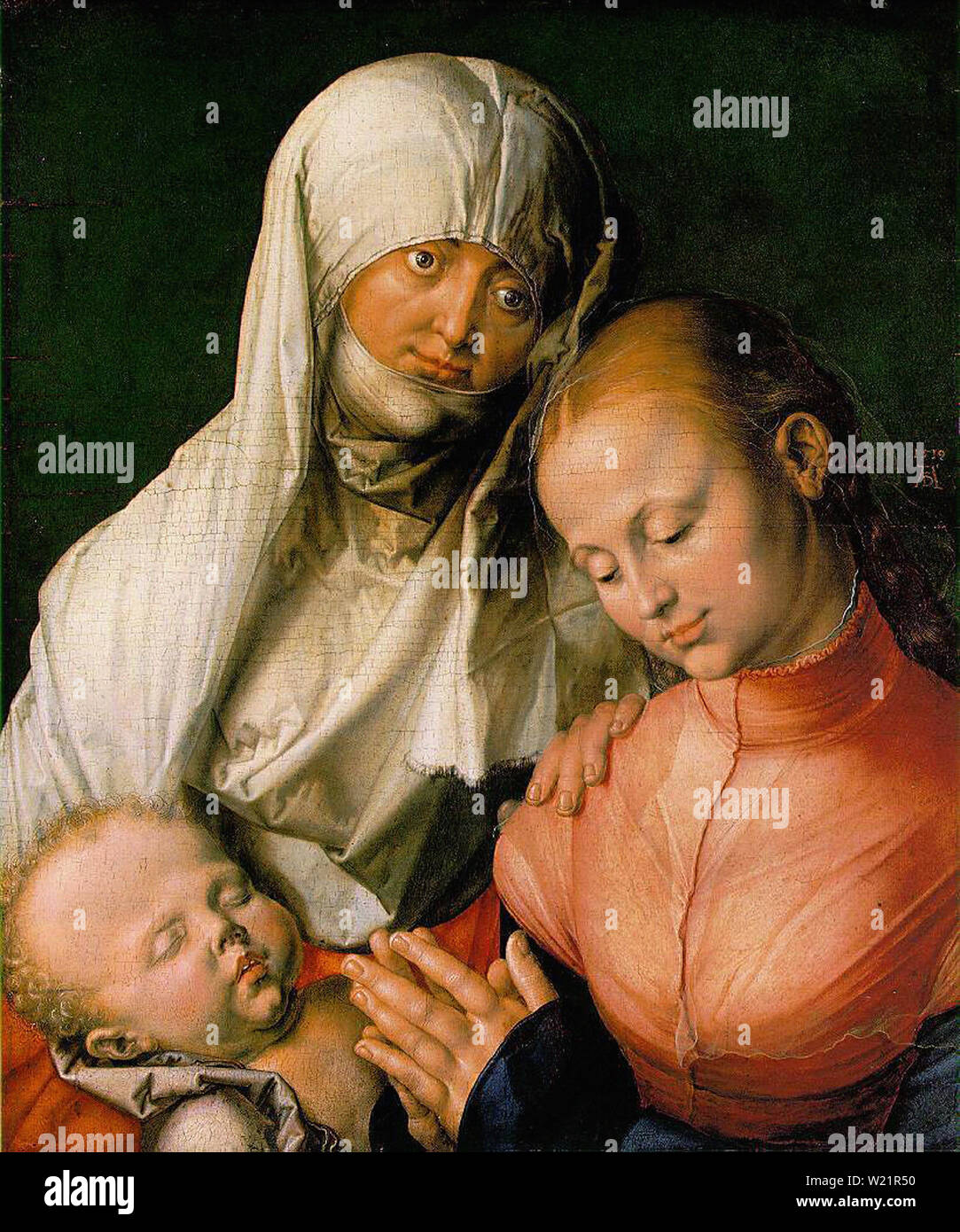 The virgin and child with st anne hi-res stock photography and images - Alamy