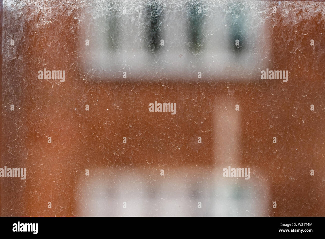 Window with very dirty and dusty glass in daylight Stock Photo - Alamy