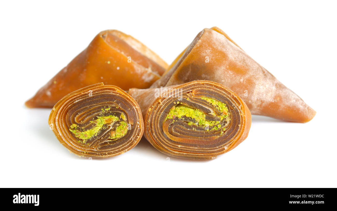 Keyifce Antep Fistikli Pekmezli ozel pestil - Dessert with Pistachio ...