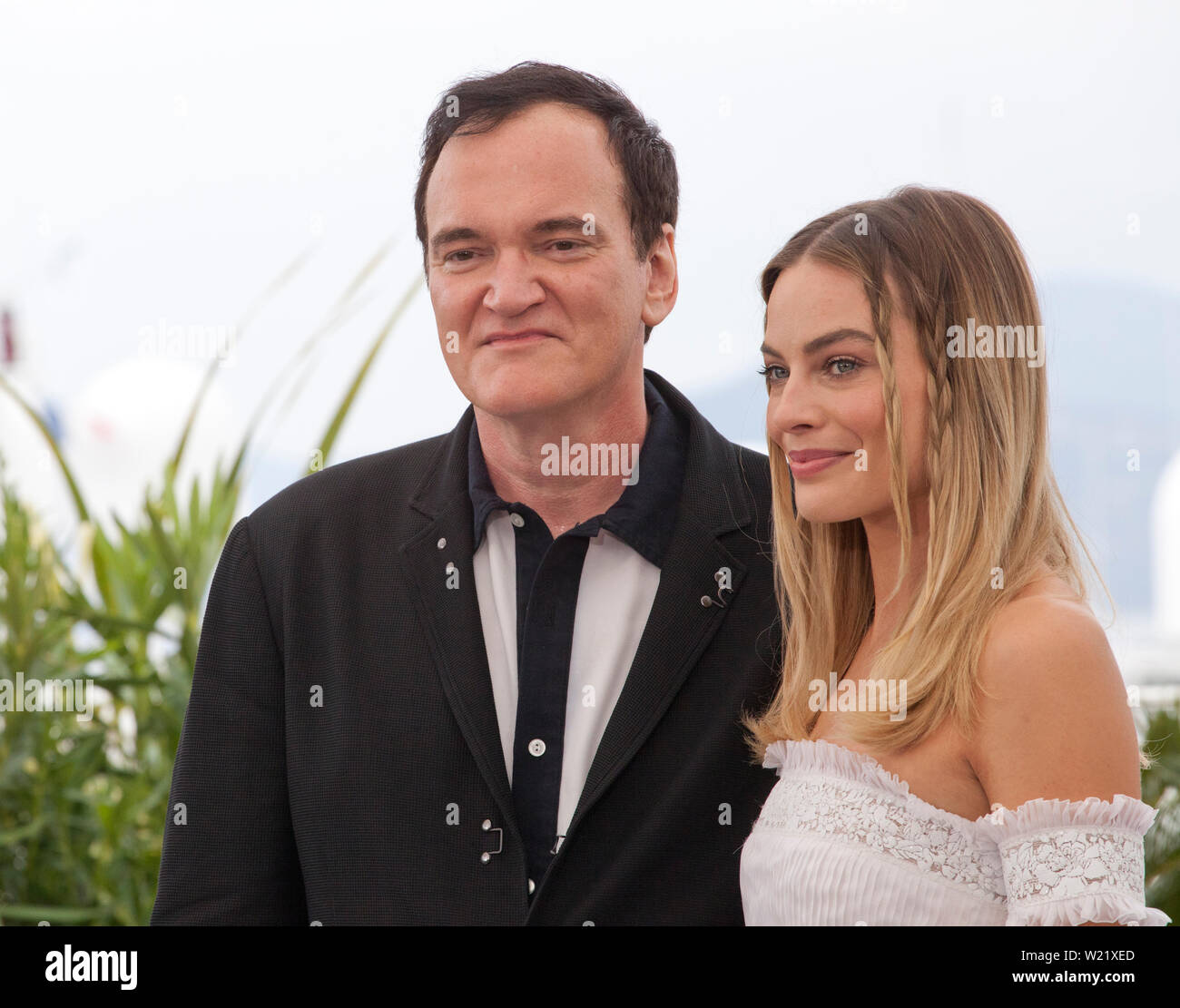 Director Quentin Tarantino and Margot Robbie at Once Upon A Time... In ...