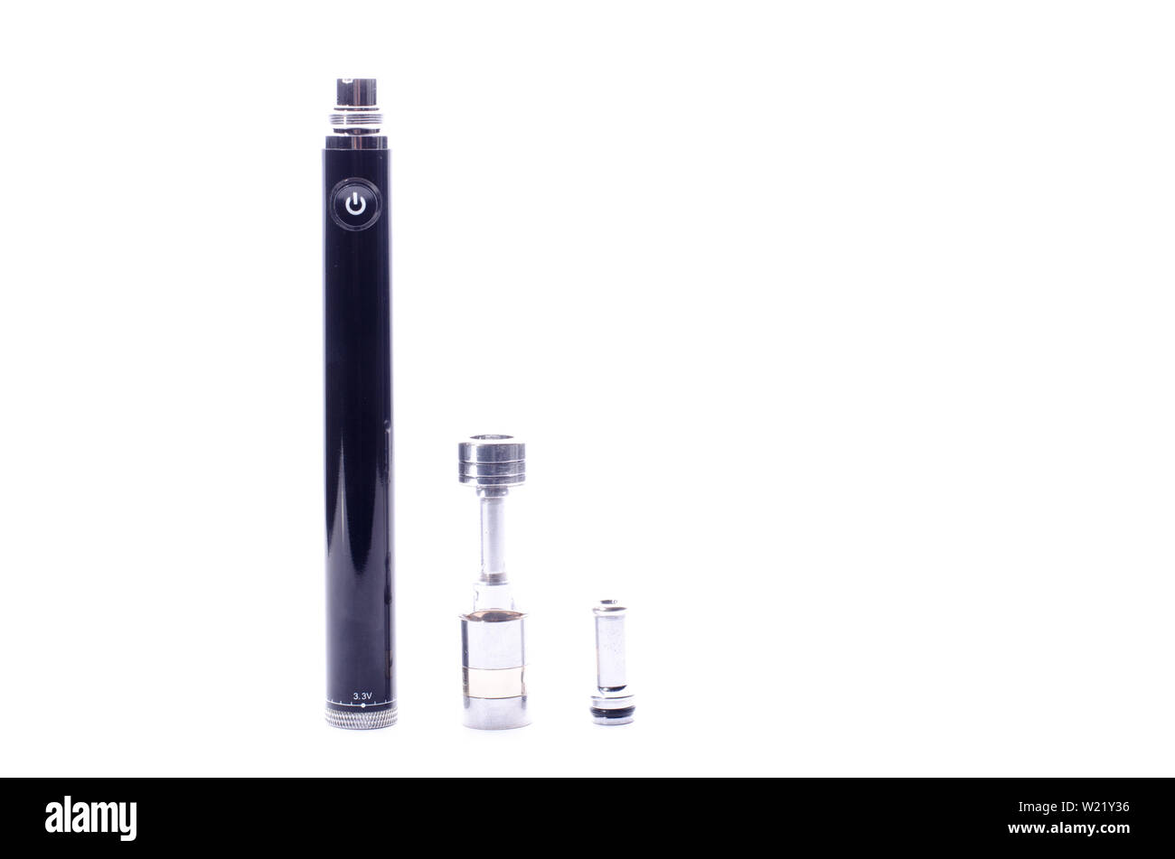 big electronic cigarette isolated on white color solution choice Stock ...
