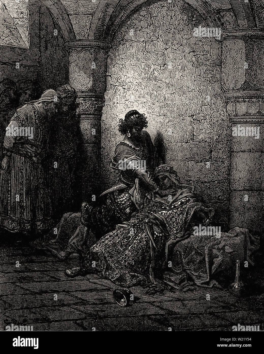 Gustave Doré - Emperor Alexius Iv Poisoned Strangled Mourzoufle Stock ...