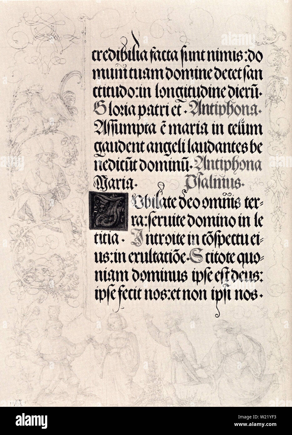 Albrecht Dürer - Pages Marginal Drawings Emperor Maximilian S Prayer ...