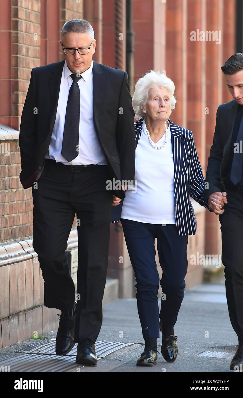 The family of Helen Bailey, including her brother Adrian (left) and ...