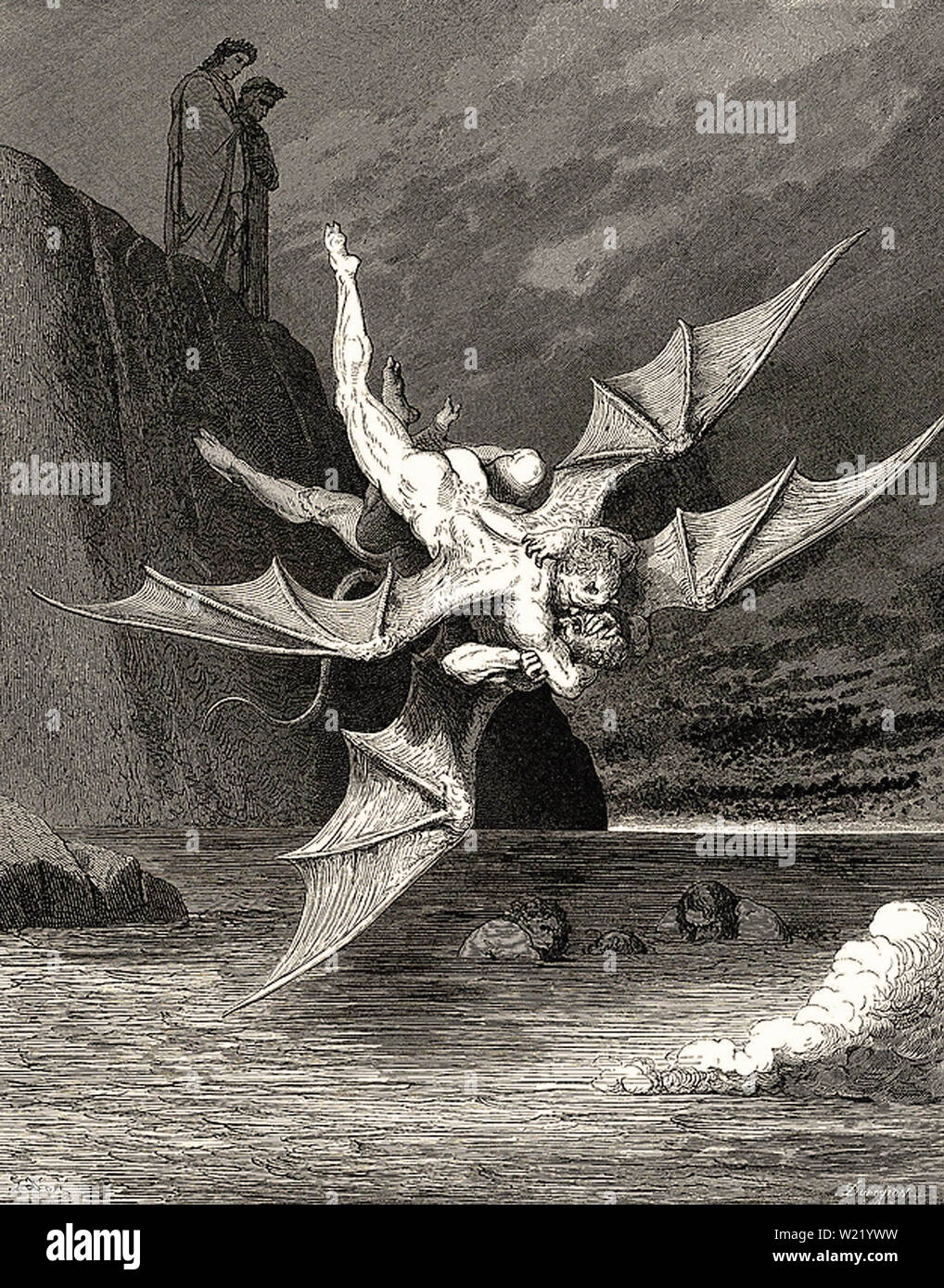 Gustave Doré - Inferno Canto 22 Stock Photo - Alamy