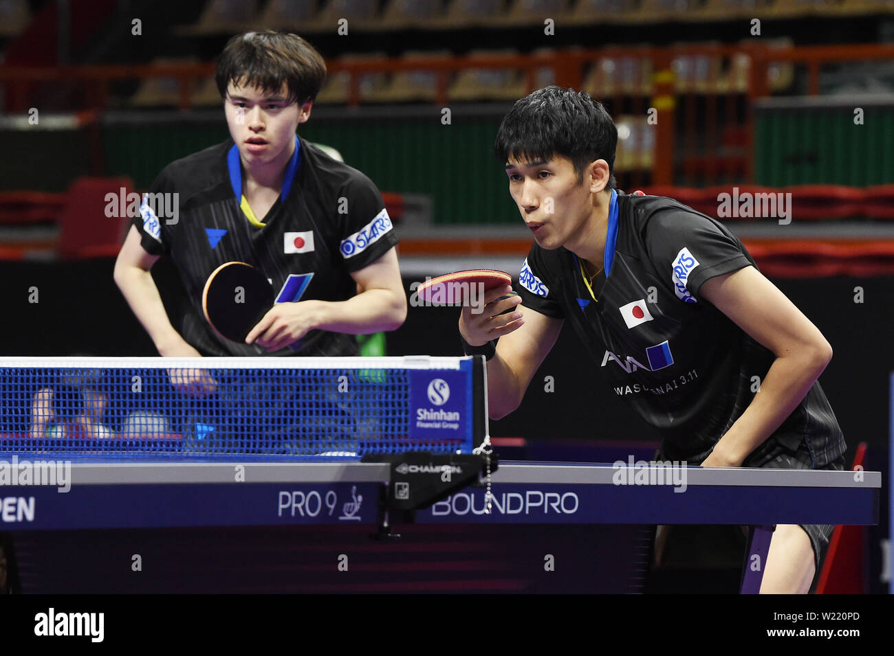 Busan, South Korea. 5th July, 2019. Masataka Morizono (JPN), Maharu ...