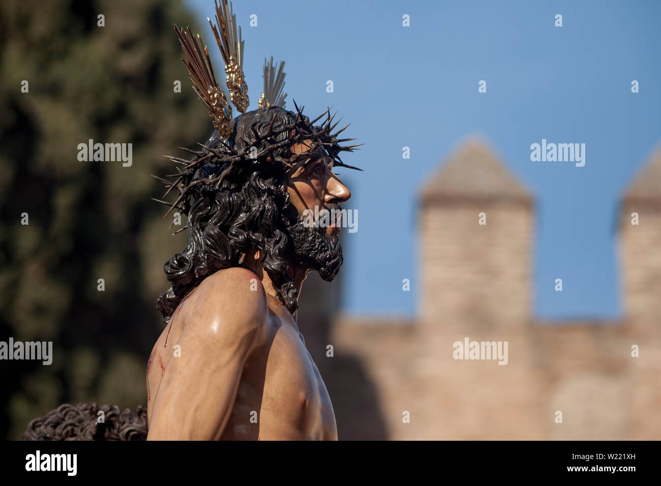 Jesus stripped of his garments hi-res stock photography and images - Alamy
