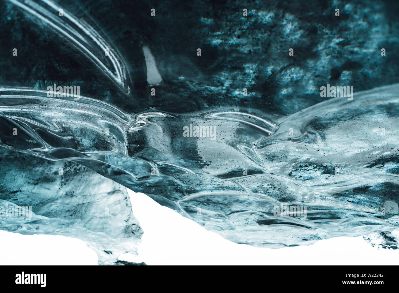 Little Ice Cave at the Glacier Lagoon Iceland Stock Photo - Alamy