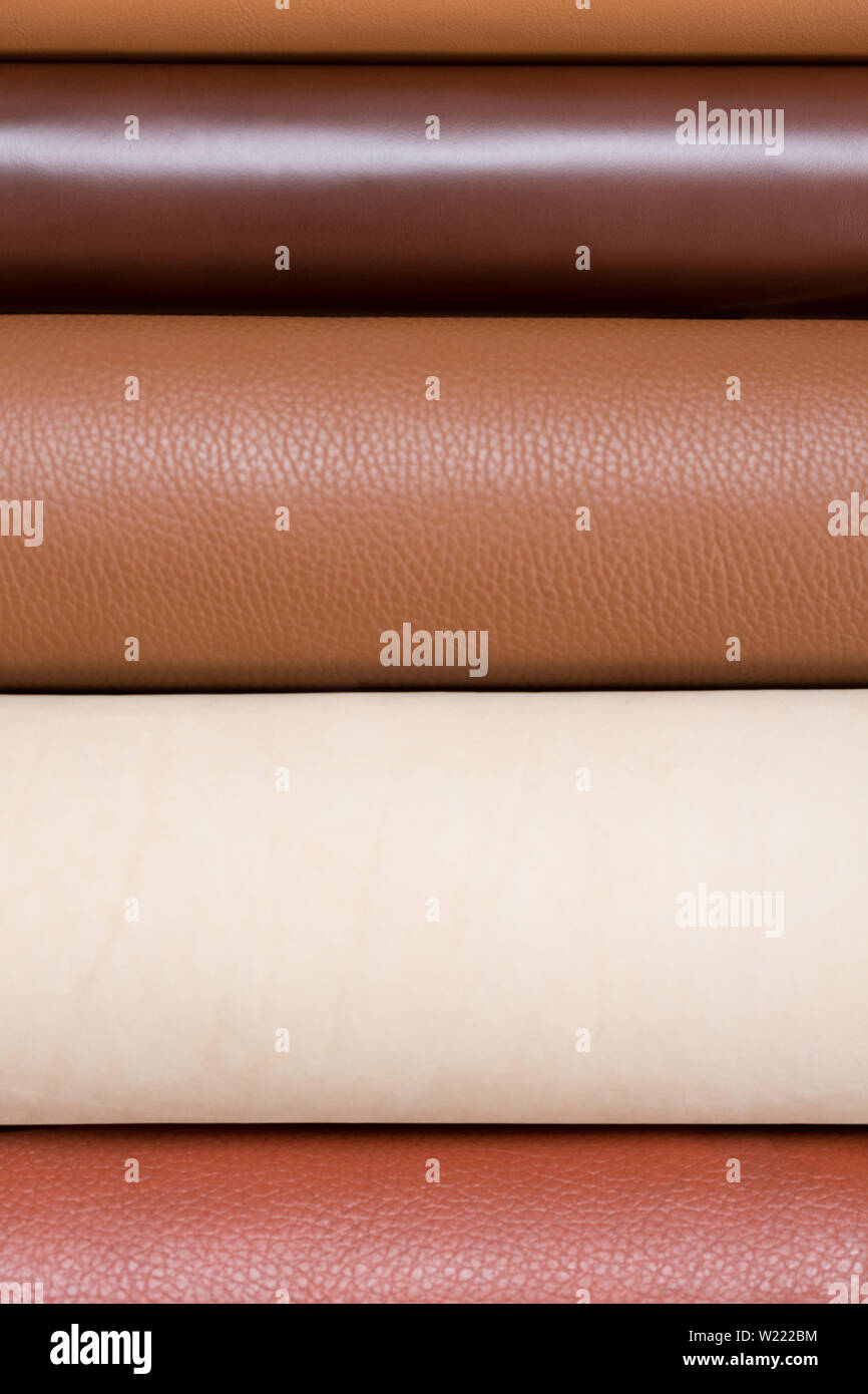 Vertical stocks of leather. Photo in extremely high resolution Stock ...