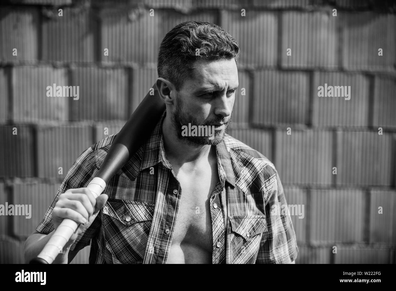 Bat gang Black and White Stock Photos & Images - Alamy