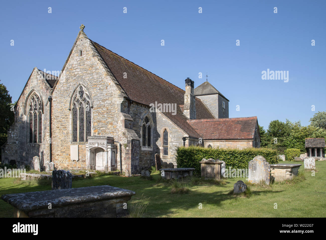 st marys parish church in the village of slaugham west sussex Stock ...