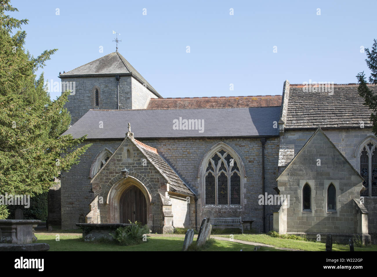 st marys parish church in the village of slaugham west sussex Stock ...