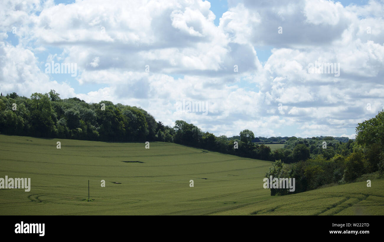 Happy Valley Surrey Hills England Stock Photo - Alamy