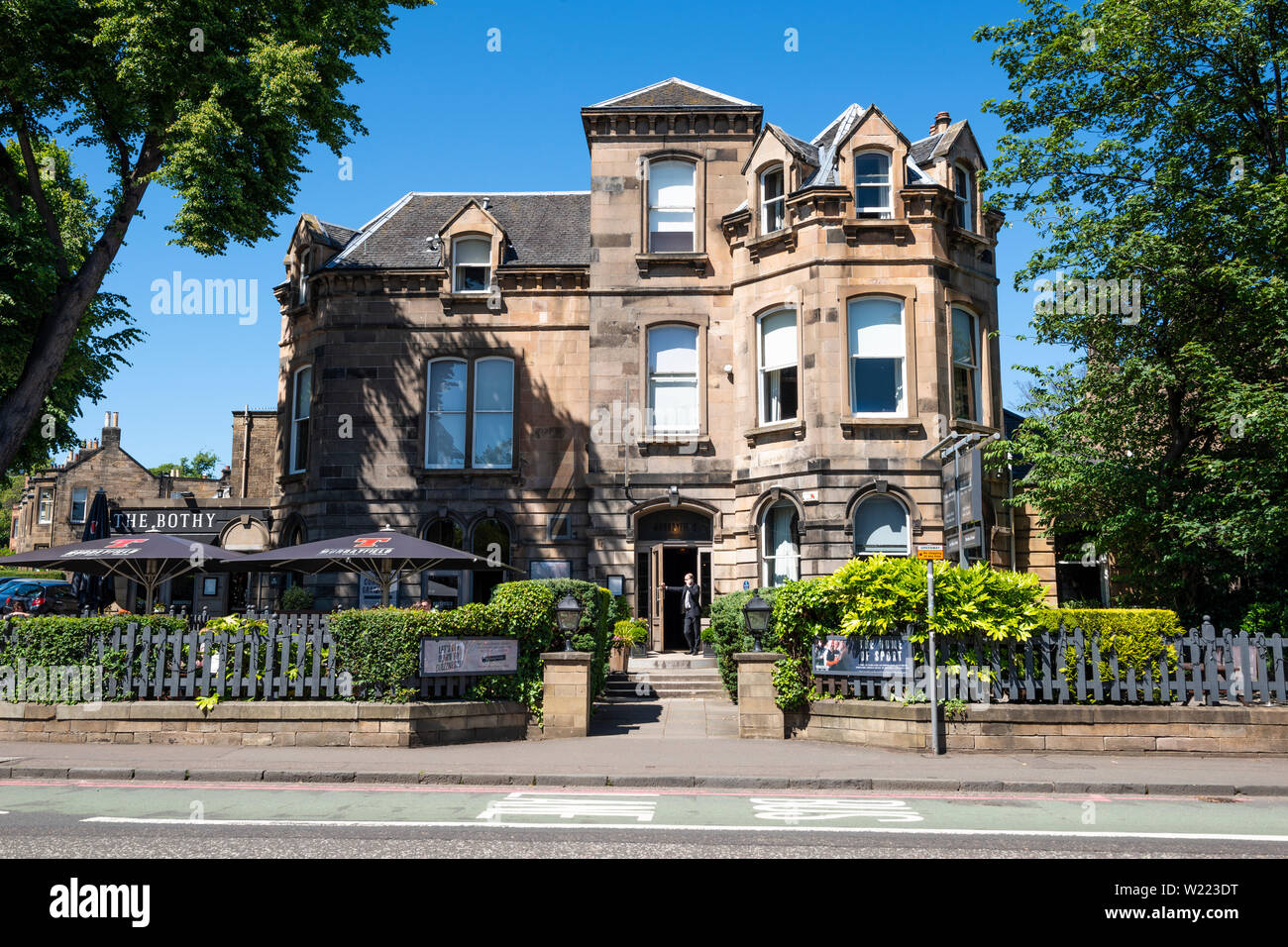 Murrayfield Hotel and the Bothy Bar and Restaurant on Corstorphine Road ...