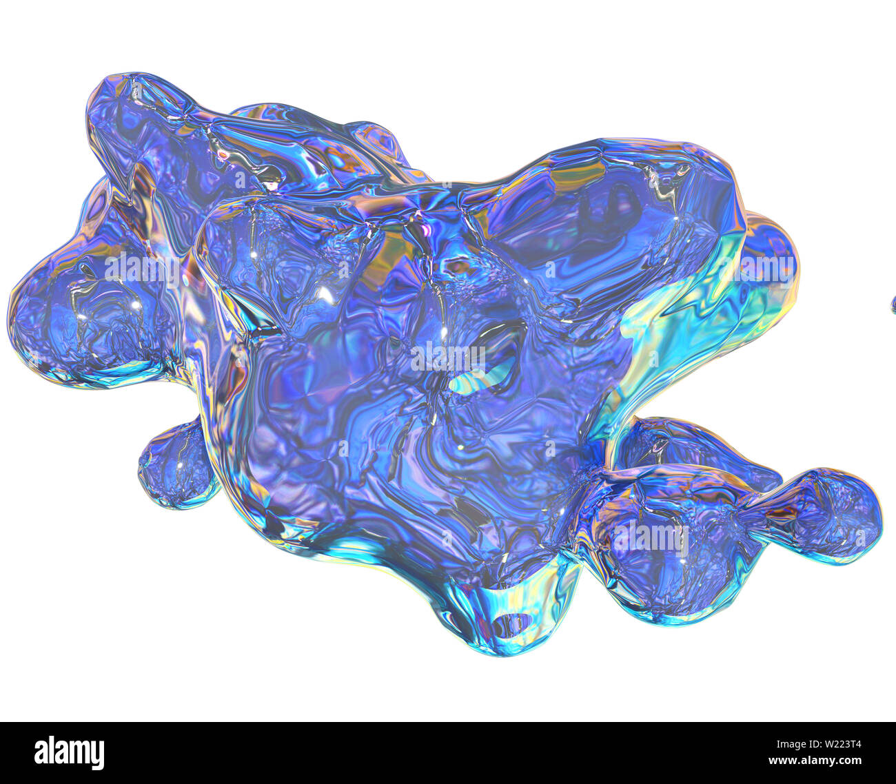 Abstract holographic foil shape. It can be used in print and web design ...