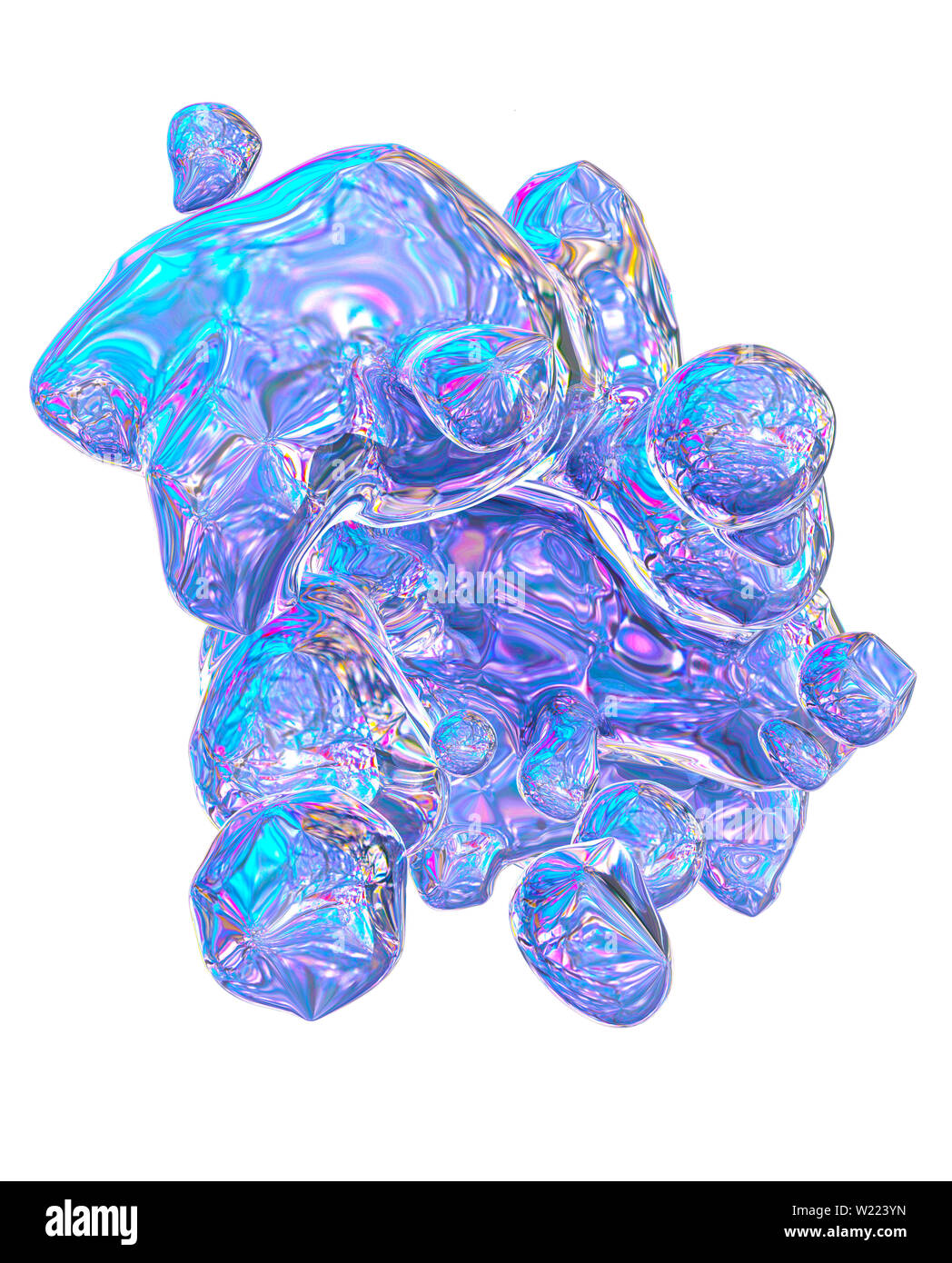 Abstract holographic foil shape. It can be used in print and web design ...