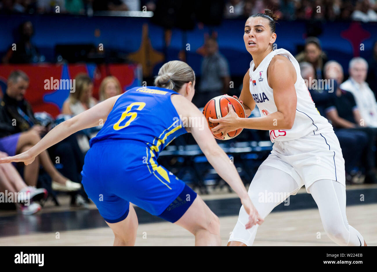 Ana Dabovic of SRB in action Stock Photo - Alamy