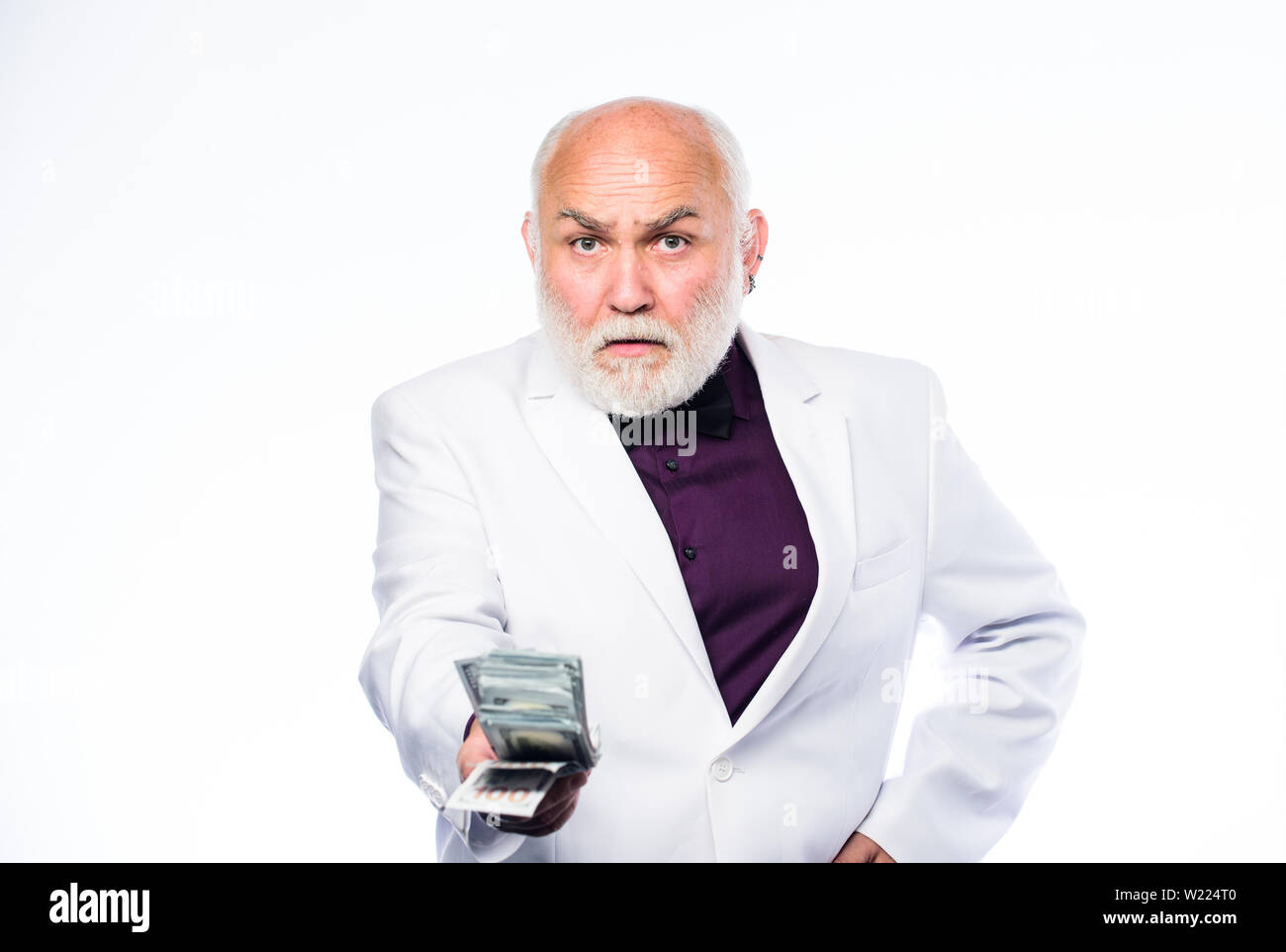 Choosing and exchange currency. retirement. Happy lottery winner. rich ...