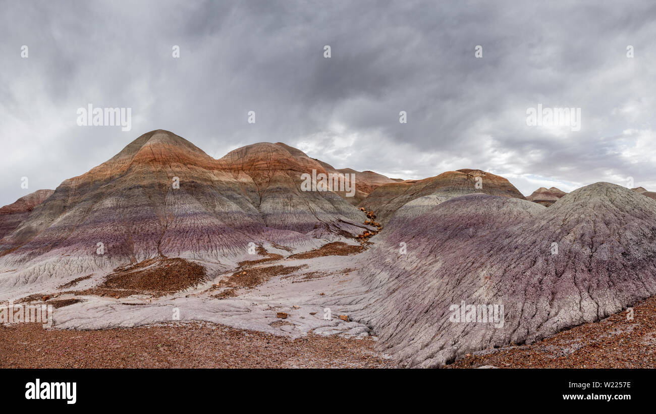 Painted Desert formation, Arizona Stock Photo - Alamy