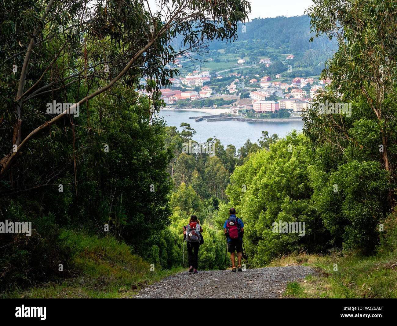 Two pilgrims seen walking hi-res stock photography and images - Alamy