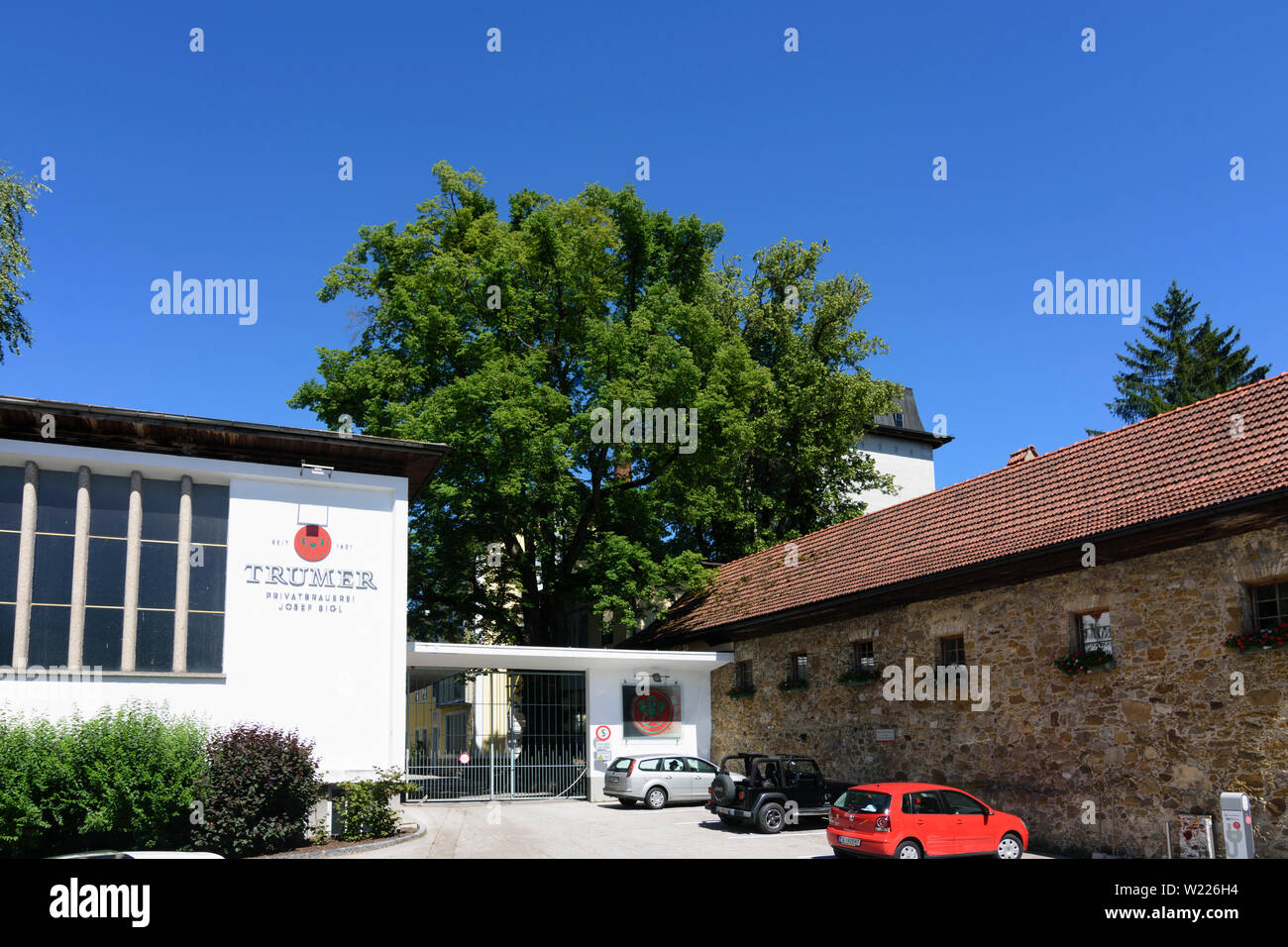 Obertrum am See: brewery Trumer Privatbrauerei in Flachgau, Salzburg ...