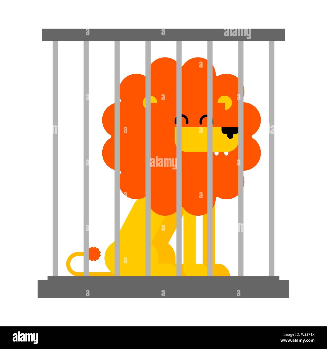 Male white lion in Stock Vector Images - Alamy