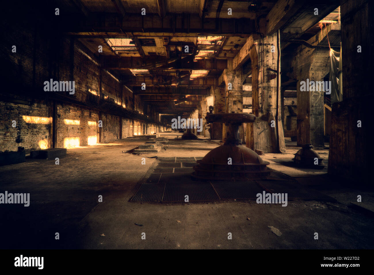 Lost power plant in Germany Stock Photo - Alamy