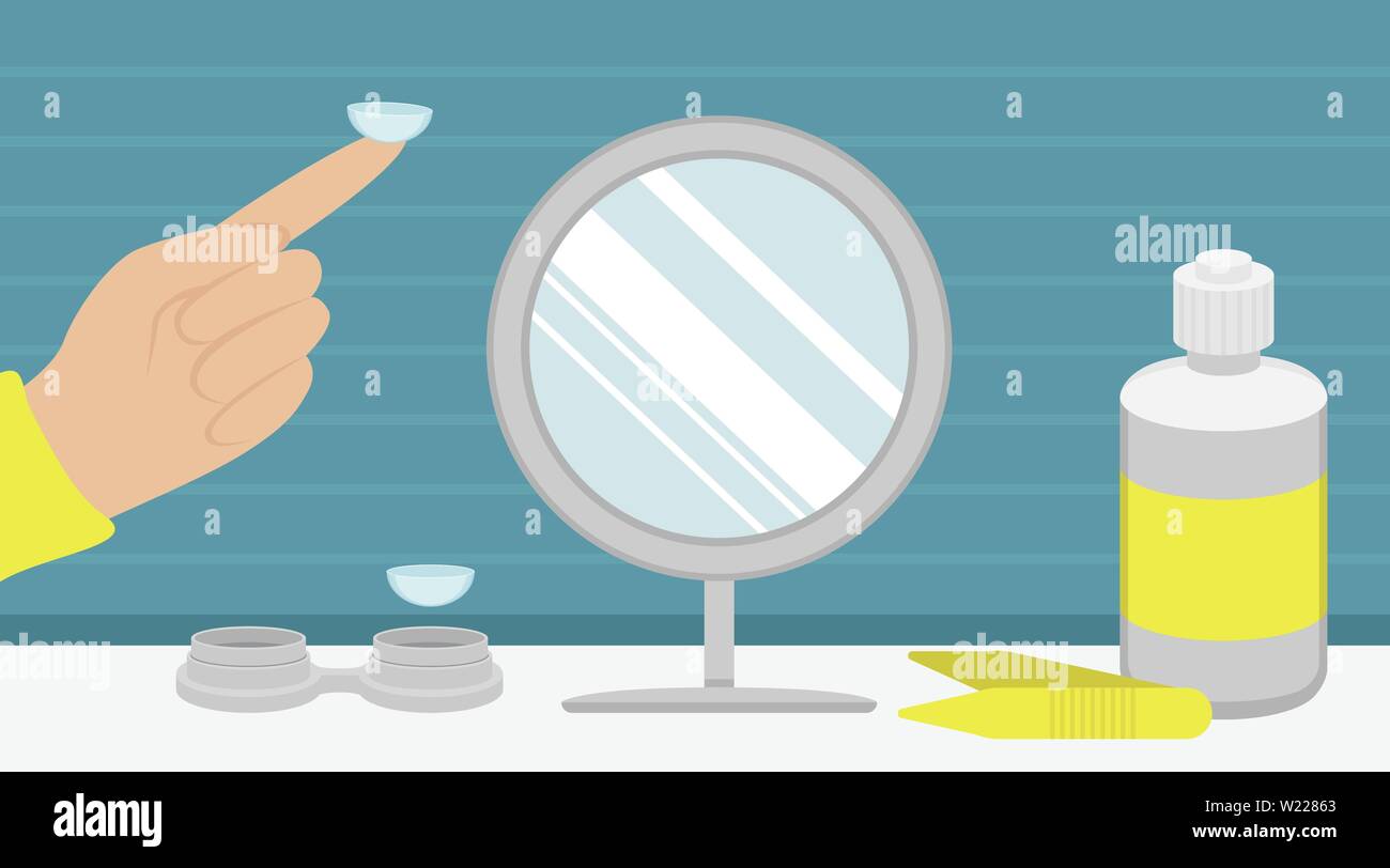 Hydrogel lens Stock Vector Images - Alamy